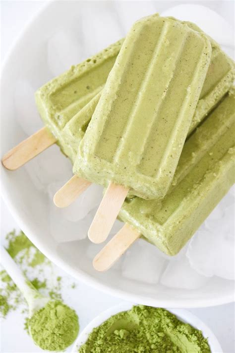 Creamy Vegan Vanilla Bean Matcha Popsicles Recipe Matcha Recipe