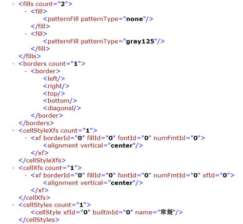Excel Open Xml中cellstylexfs，cellstyle，cellxfs之间关系的总结 Bobliu 博客园