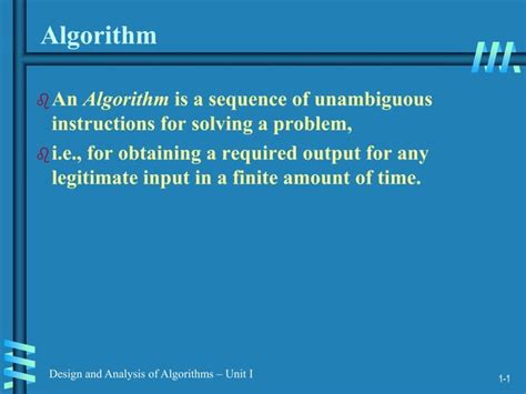 analysis and design of algorithm ppt