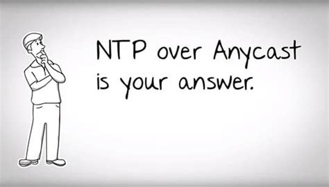 ntp over anycast video safran navigation and timing