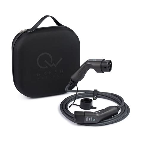 Ev Cables Type 2 Green Wallbox