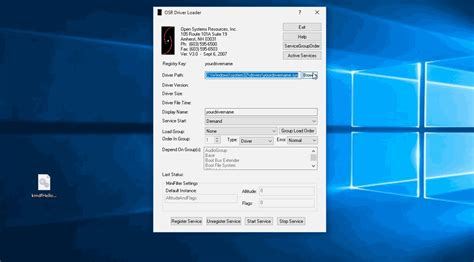 Loading Windows Kernel Driver For Debugging Red Team Notes