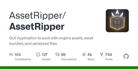 Github Assetripperassetripper Gui Application To Work With Engine