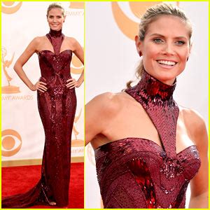 Heidi Klum Emmys Red Carpet Emmy Awards Heidi Klum Just Jared