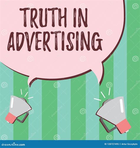 Word Writing Text Truth In Advertising Business Concept For Practice