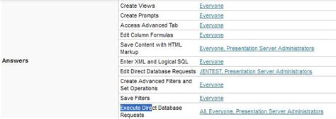 OBIEE Cache Purge Using Answers