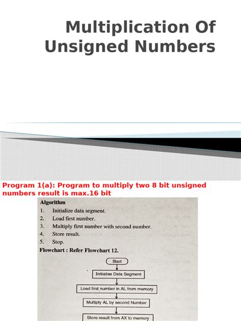 6multiplicaton Of Ve And Ve Numbers 8 And 16 Bit Pdf