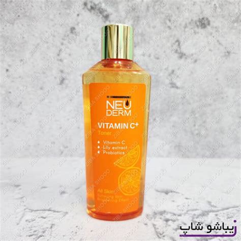تونر پوست نرمال تا خشک ویتامین سی پلاس C نئودرم حجم 200 میلی لیتر