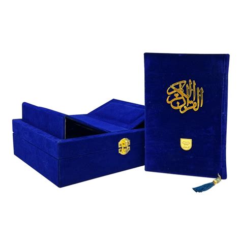 Buy Colour Coded Holy Quran With Velvet Binding And Rehal Box