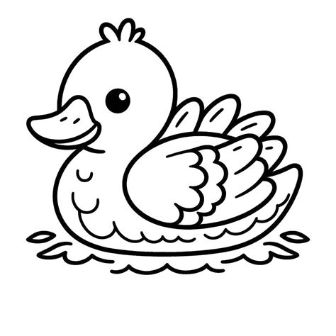 오리 색칠 공부 Kr에서 무료 색칠 공부