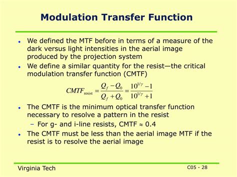 Ppt Modulation Transfer Function Powerpoint Presentation Free Download Id 4376145