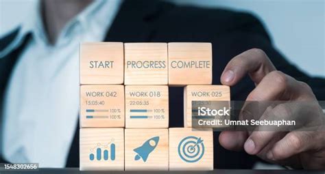 A Wood Blog With Icon Devops Team Incremental Work Iterative Procedures