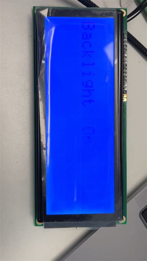 Lcd Backlight Causes Message To Disappear Rarduino