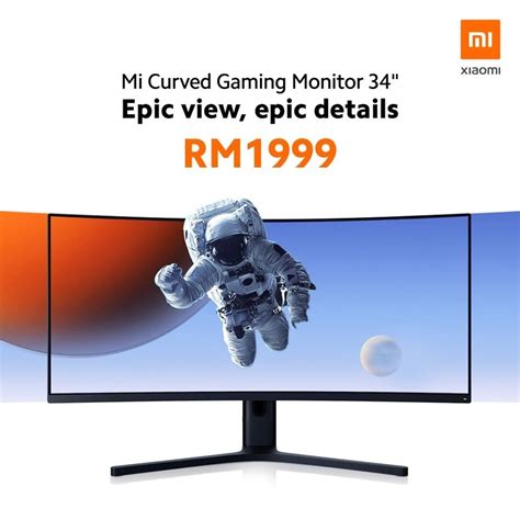 Monitor Gaming Xiaomi Boleh Anda Beli Pada Harga Kurang RM SoyaCincau Com