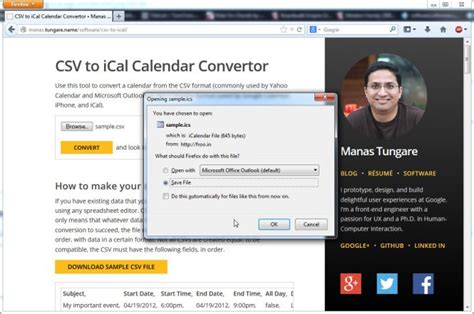 How To Convert Excel To ICS Calendar Files With MS Excel And CSV