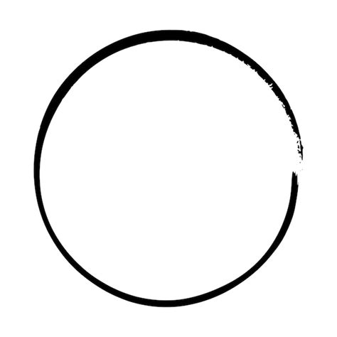 Marco De Círculo Borda Plantilla De Forma De Fondo Grunge Para Elemento De Garabateo Decorativo