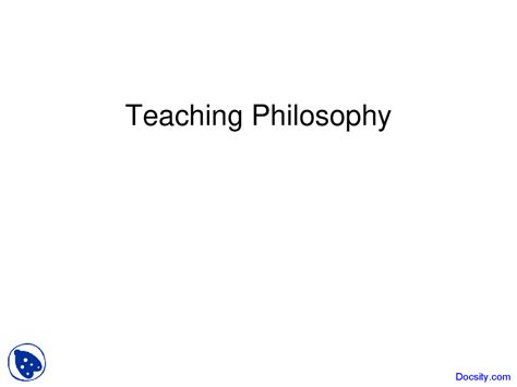 Teaching Philosophy Cad Based Logic Design Lecture Slides Docsity