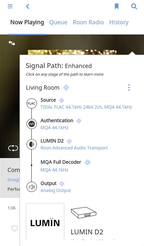 Lumin MQA Settings Page Lumin Roon Labs Community