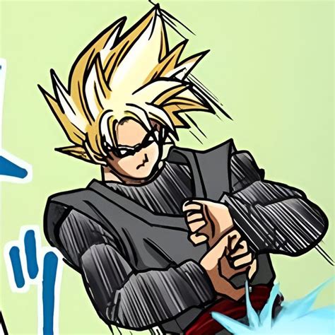 𝐆𝐨𝐤𝐮 𝐁𝐥𝐚𝐜𝐤 𝐈𝐜𝐨𝐧 𝐃𝐁𝐒 arte de personajes black goku dibujos de anime