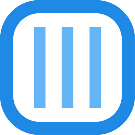 Menu Bar Generic Color Fill Icon Menu Bar Generic Color Fill Icon