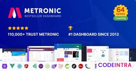Metronic Bootstrap Html Vuejs React Angular Codeintra