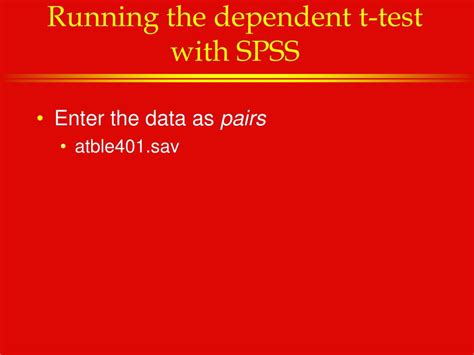 PPT Dependent T Tests PowerPoint Presentation Free Download ID