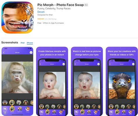 a brief understanding of face morphing apps