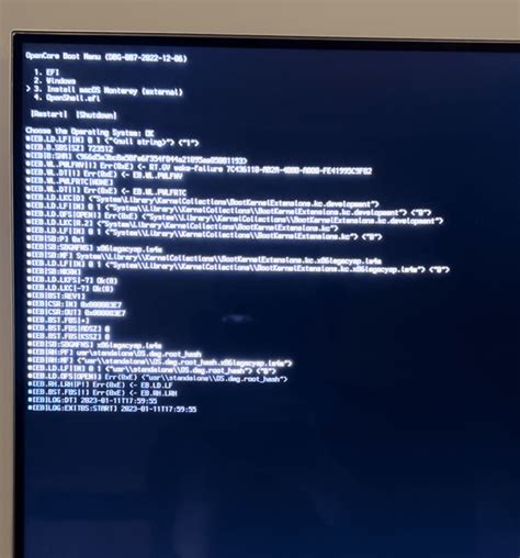 fail to boot monterey installation usb with opencore r hackintosh