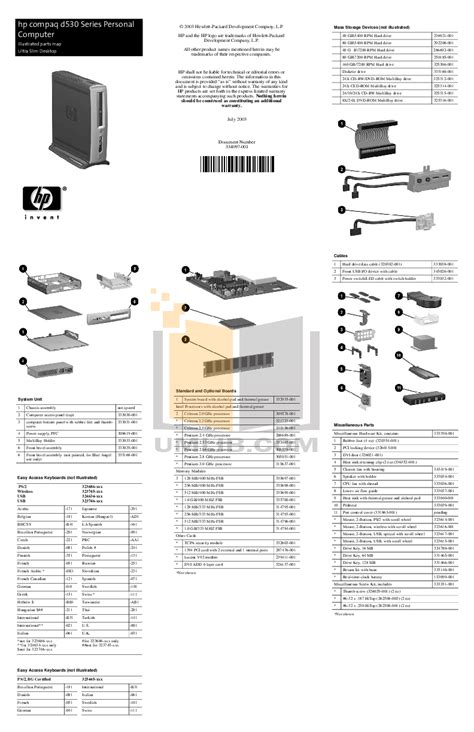 Download Free Pdf For HP Compaq D530 USDT Desktop Manual