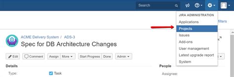 Jira Versions Project Admin Test Management