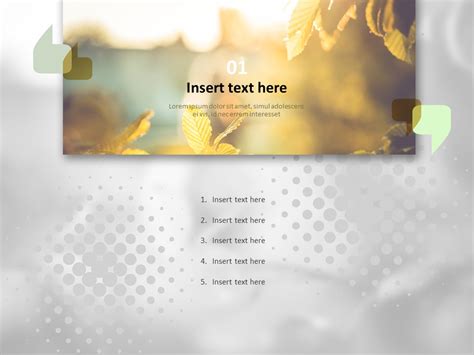 Free Google Slides Template Design Leaves Turning Red And Yellow