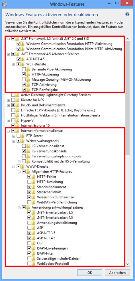 Installation Iis Hilfe Center