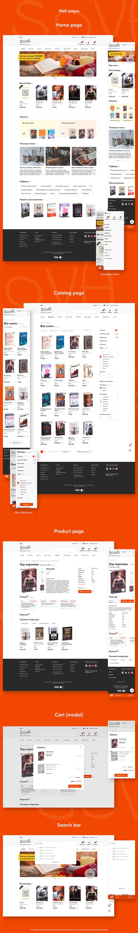 Ecommerce Bookstore Ux Ui Web Design On Behance