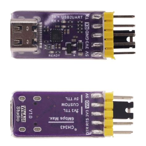 module convertisseur usb to uart ch343 orbit electronic
