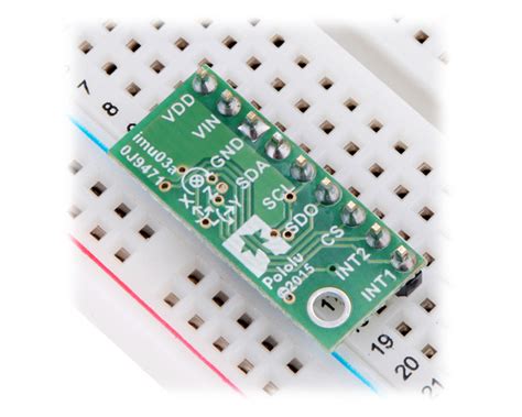 Lsm6ds33 3d Accelerometer And Gyro Carrier With Voltage Regulator Buy In Australia Pololu