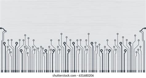 Vector Flat Circuit Board Illustration Vector Stock Vector Royalty Free Shutterstock