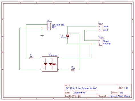 Ac220v Triac Driver For Microcontroller Platform For Creating And