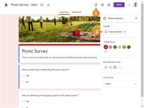 Change Theme Options CustomGuide