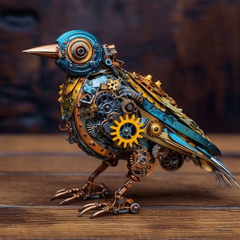 Steampunk Bird Sculpture