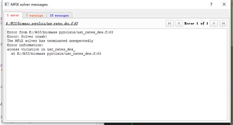 Why Does The Solver Crash MFiX NETL Flow Science Software Support