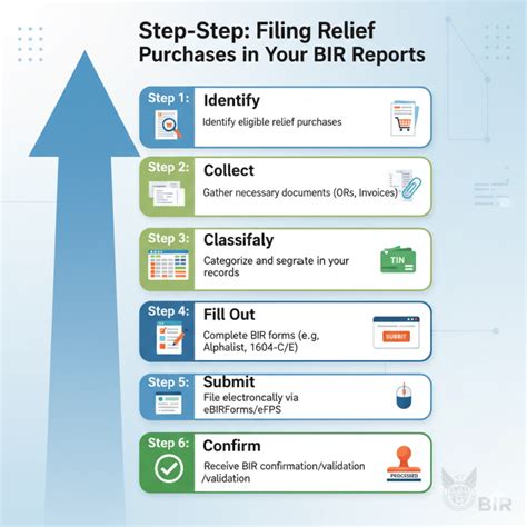 Step By Step Filing Relief Purchases In Your Bir Reports