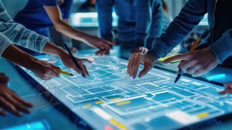 The Interactive Design Meeting Premium AI Generated Image