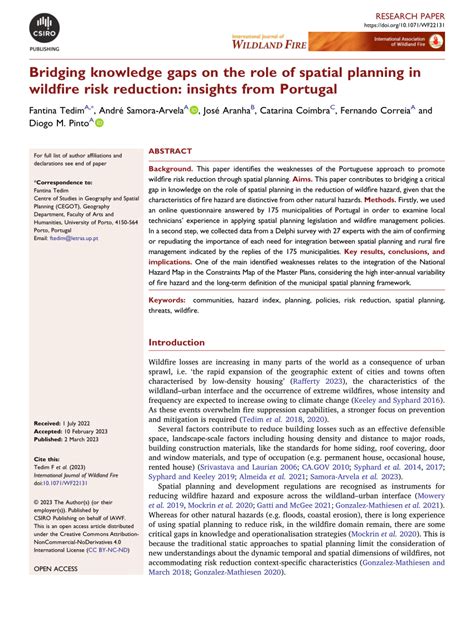 Pdf Bridging Knowledge Gaps On The Role Of Spatial Planning In