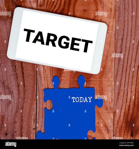 Conceptual Display Target Business Concept Person Object Or Place