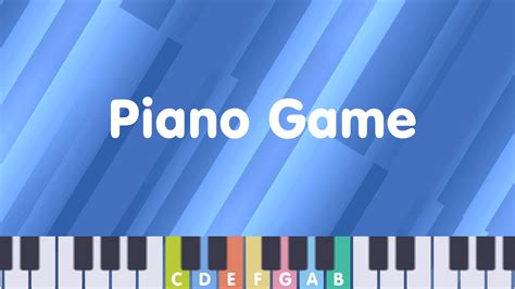 Piano Game Honours Project By Cals Games