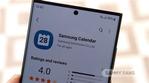 Update Your Samsung Calendar App Now To Fix Widget Disappearance Issue