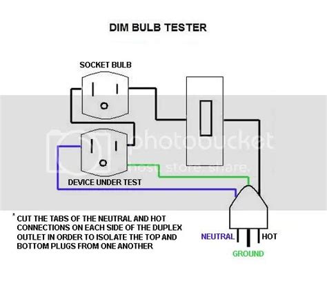 Compact Dim Bulb Tester Wiring Diagram