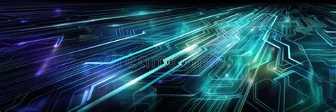 digital pathways illustrate the complex patterns of machine thinking in a vibrant landscape of