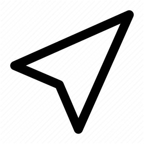 arrow button navigation direction user interface pointer up icon