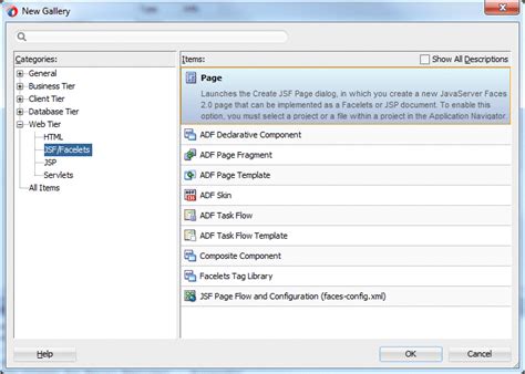 Oracle Jdeveloper 12c 1213 Tutorials Building A Web Application